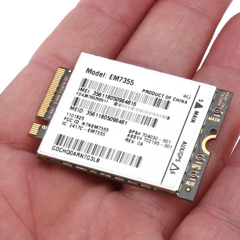 EM7355 WiFi Card Wireless Module LTE EVDO/HSPA WWAN NGFF 4G Module for ...