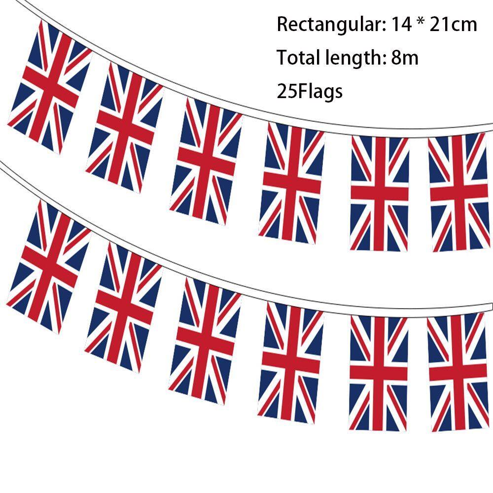 SIXPS Home Decor ฉลองงานปาร์ตี้ตกแต่ง British Union Jack Theme 8M ...