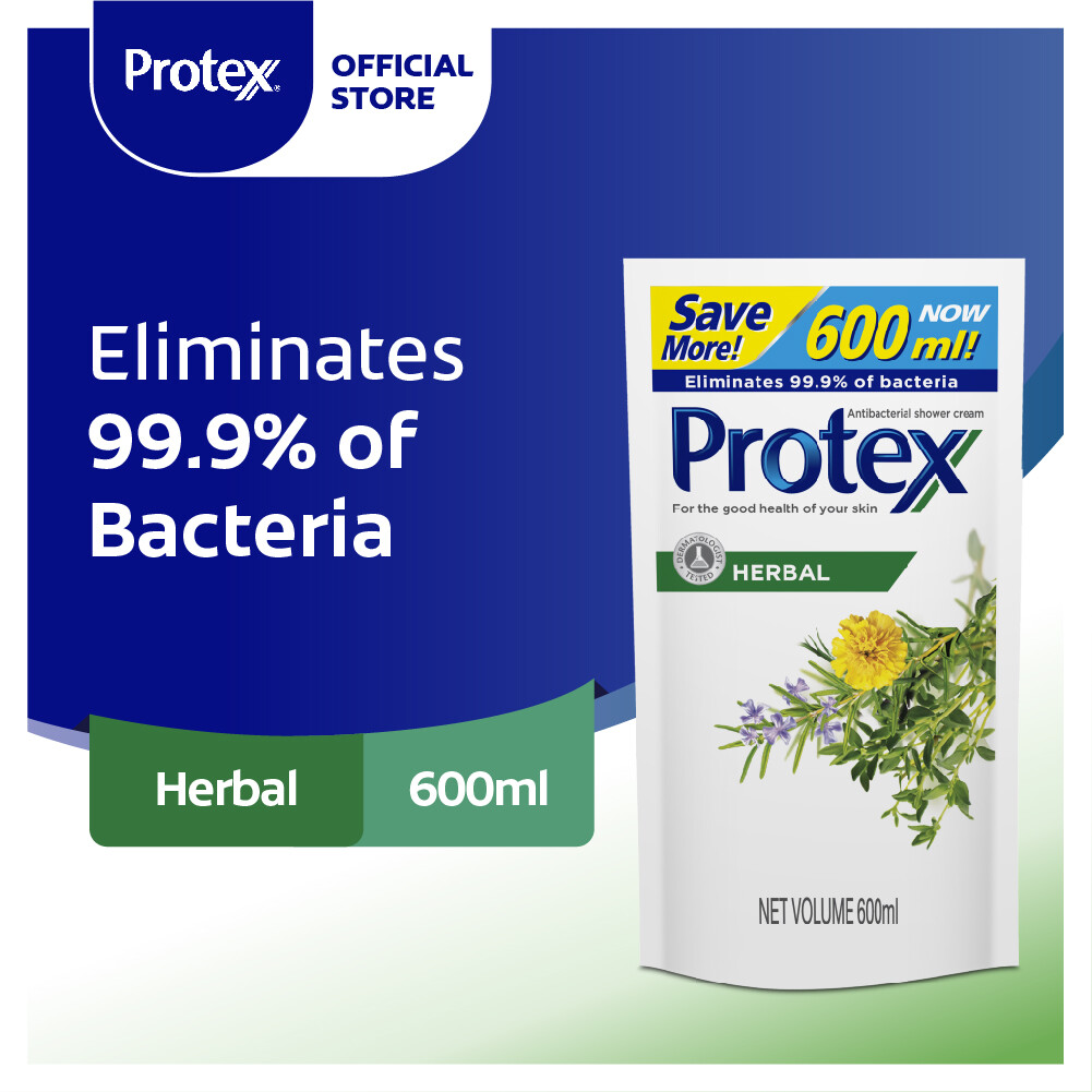 Protex Herbal Antibacterial Shower Gel 600ml Refill | Lazada