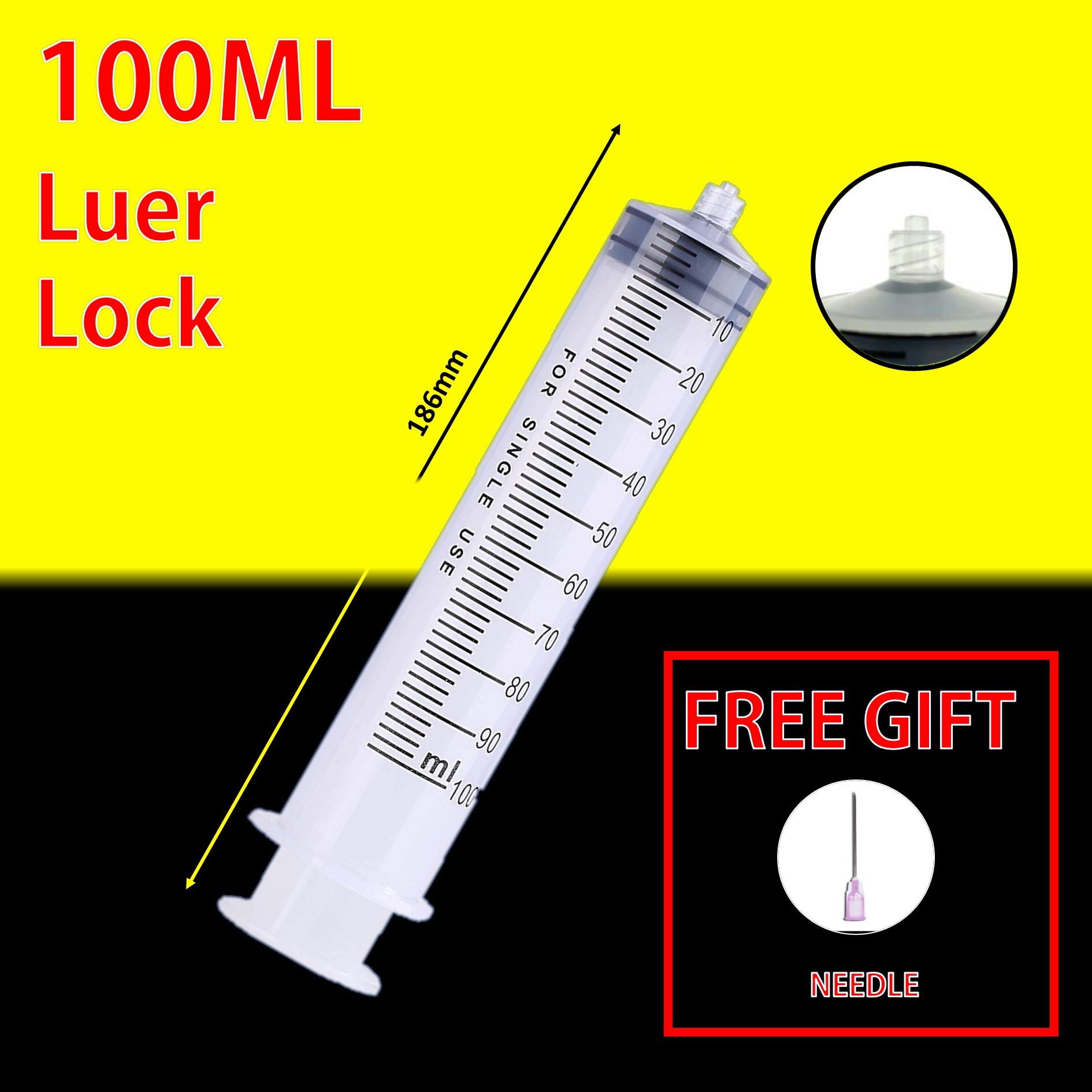 Picagari Besar | Large Syringe with Needle | Big Syringe 500ML 300ML ...