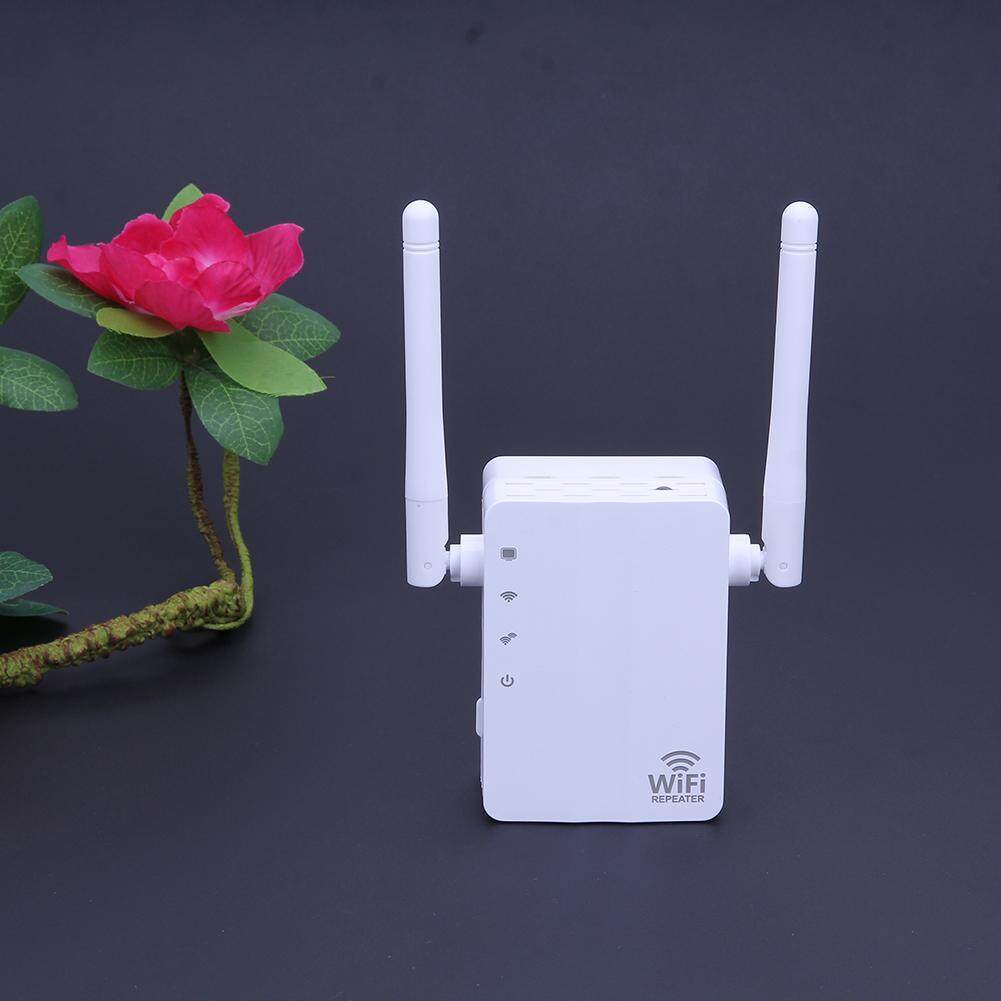 300M Wall Plug WiFi Wireless Receiver Router Repeater with External ...
