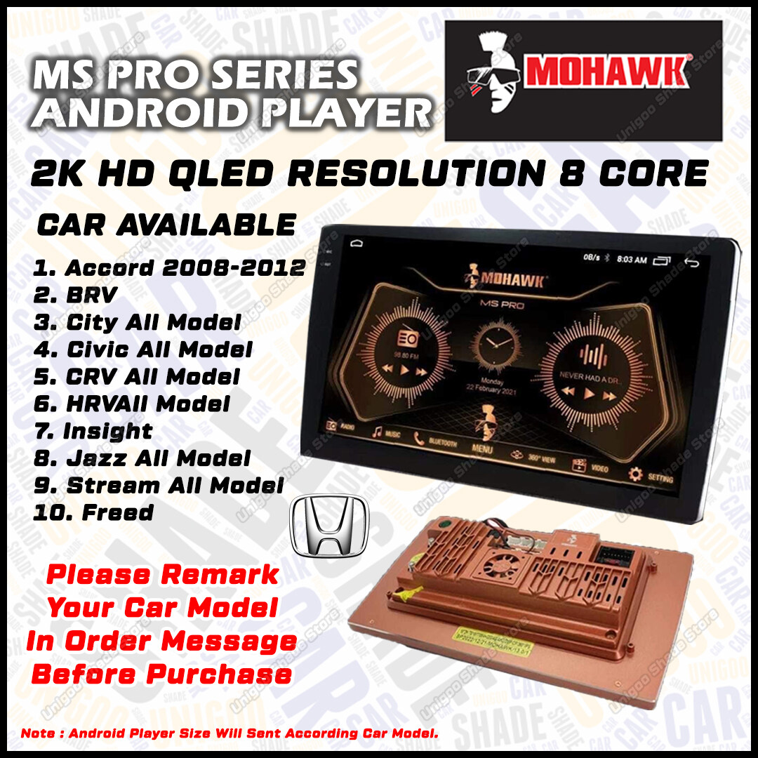 Mohawk MS PRO Series 2K Resolution QLED 360 Camera Car Android Player ...