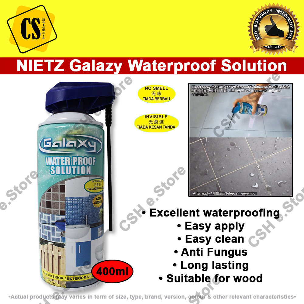 NIETZ Galaxy Waterproof Solution 400ml Interior Exterior Concrete Leak ...