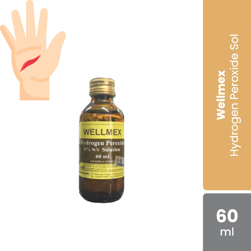 WELLMEX HYDROGEN PEROXIDE 60ML | Lazada