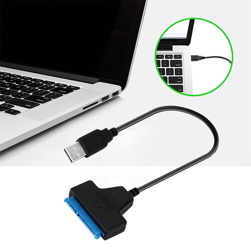 KEBETEME Dây Cáp SATA Sang USB 22 Pin Dây Kết Nối HDD SSD Cho Ổ Đĩa ...
