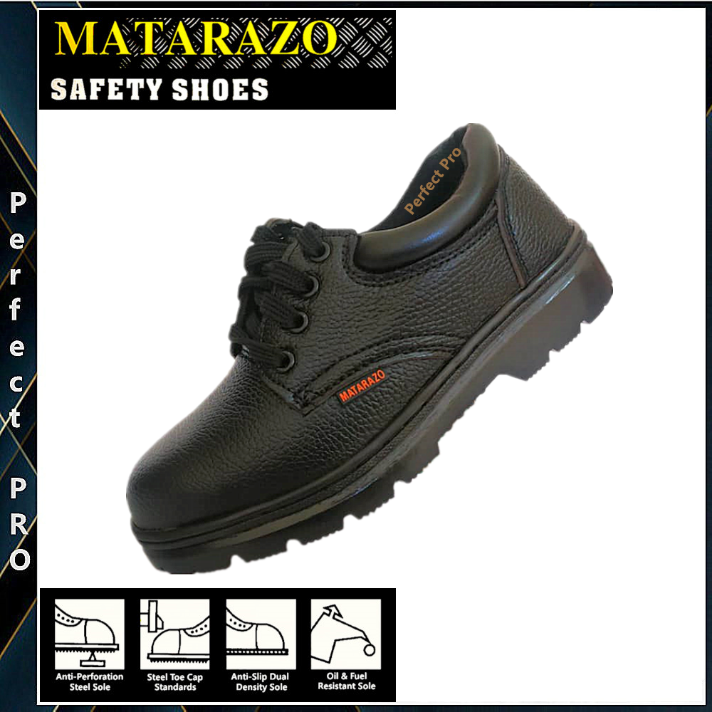 Matarazo Low Cut Lace Up Safety Shoes Safety Industrial Footwear Kasut ...