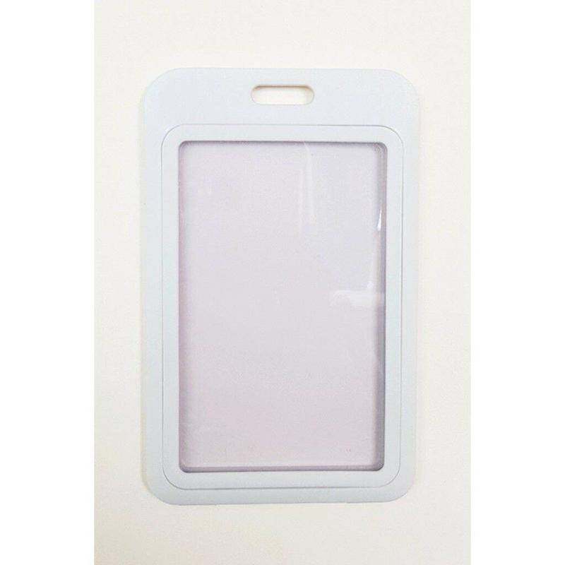 Single color card case ID card white card cover hard cover card holder ...