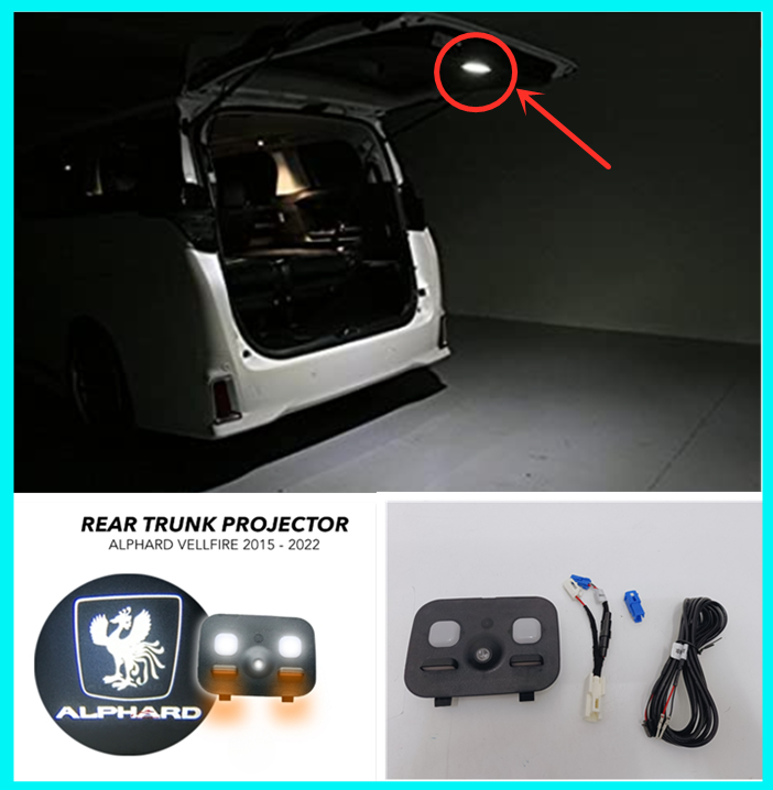 Toyota ALPHARD 30 Series 2015-2022 rear luggage trunk light boot ...