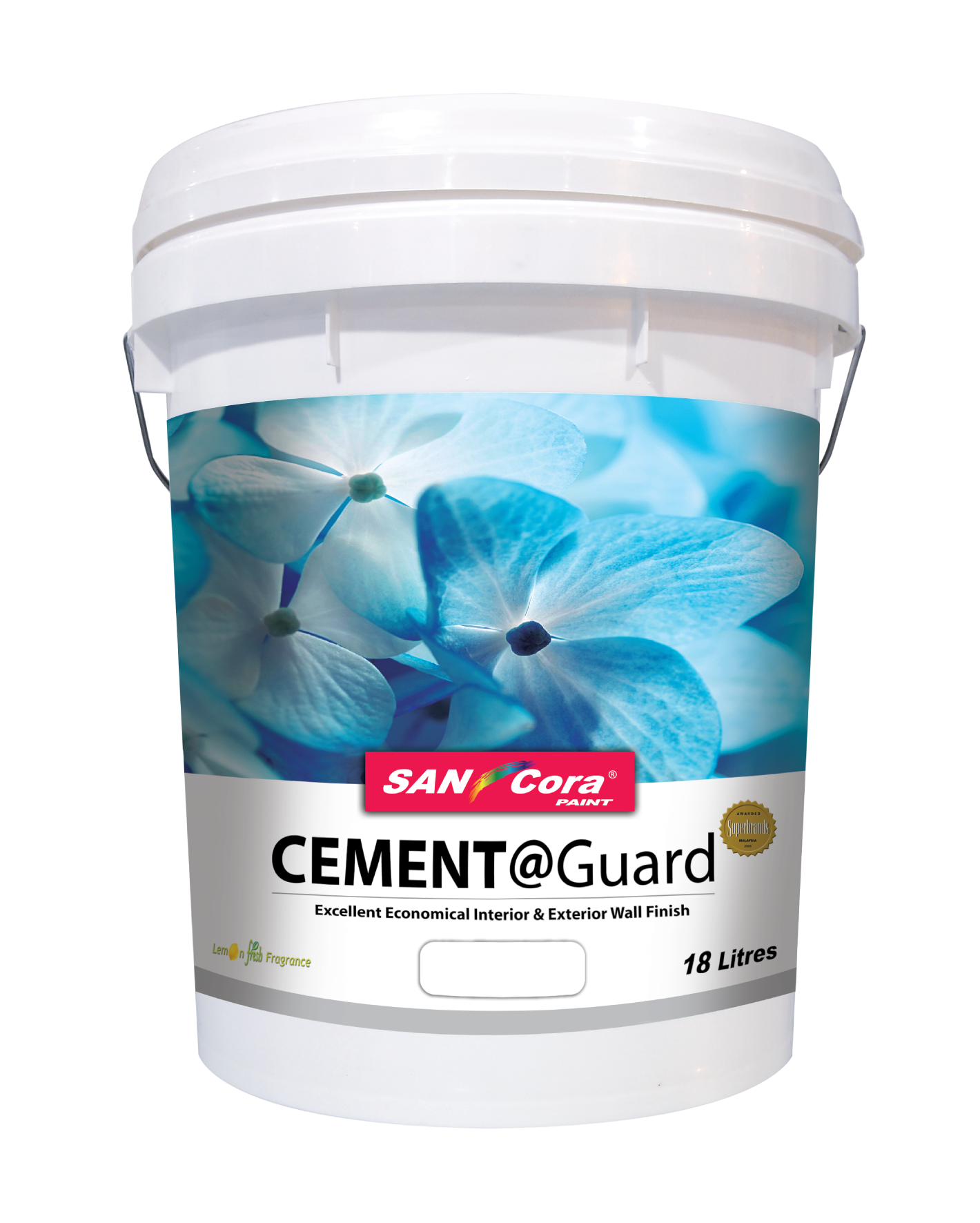 SANCORA Cement Guard Emulsion Paint 18 Litres (White) / Cat Air Emulsi ...