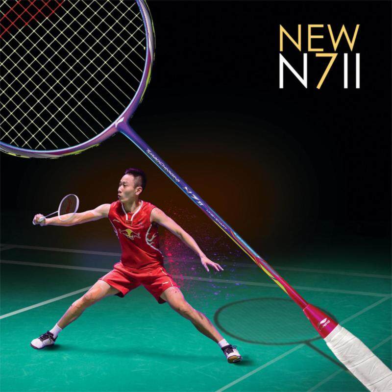 LI-NING เทอร์โบชาร์จ N7II อัลตร้าคมไม้แบดมินตันเต็มคาร์บอนเดี่ยว raket ...