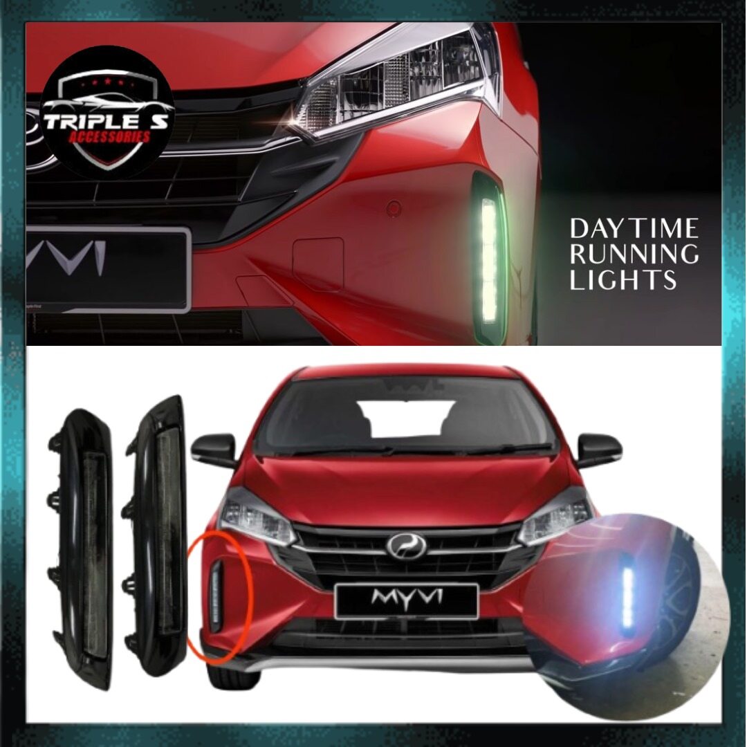 PERODUA MYVI G3 FACELIFT 2022 - 2023 DYNAMIC FRONT DRL DAYLIGHT WITH ...