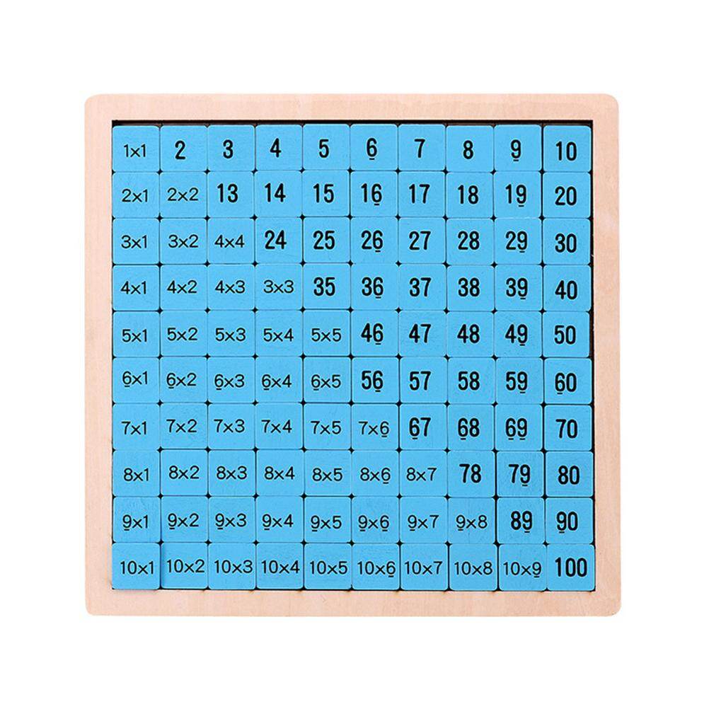 Wooden Hundred Board for Kids Multiplication Board Math Game Preschool ...