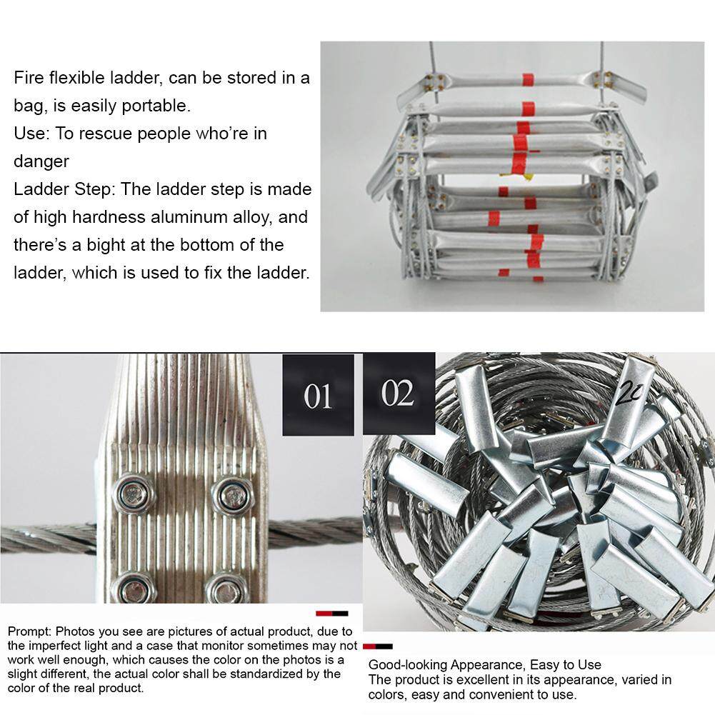 Fire Escape Ladder Retractable Emergency Ladder - Alex sports store ...