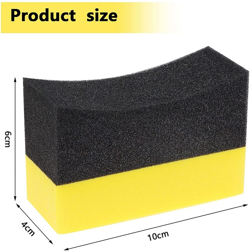 [ในสต็อก] [COD]12 Pieces Tire Contour Dressing Applicator Pads Color ...