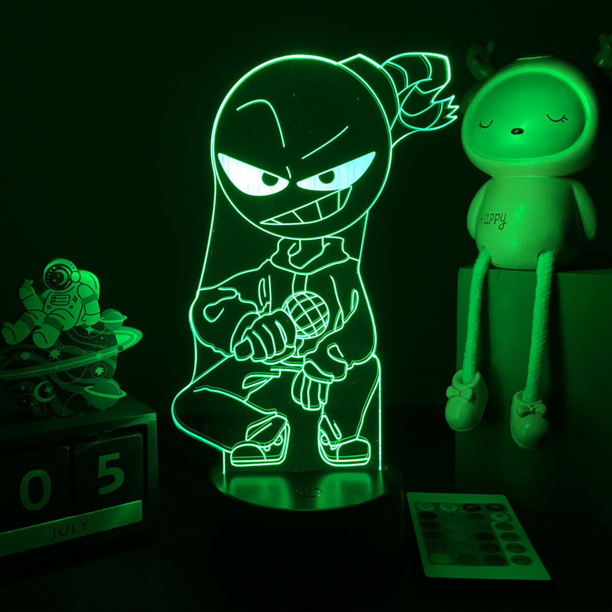 Hot Game Friday Night Funkin 3D LED Lamp Whitty Figure for Bedroom ...