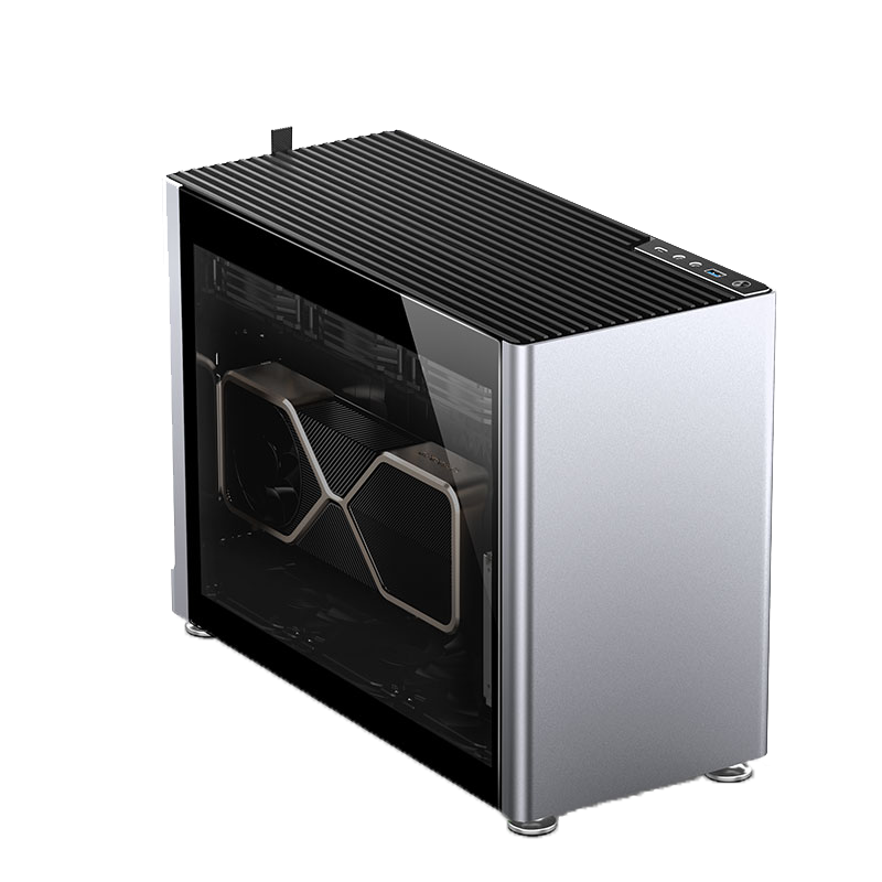 Jonsplus i100 Pro Tempered glass ITX Premium PC Case (include PCIE ...