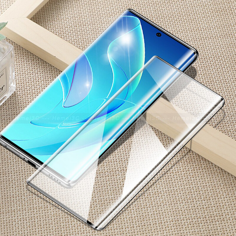  Fingerprint Unlock For Honor X9a 5G Full Glue Coverage Curved Tempered
