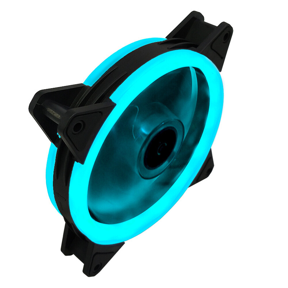 lizilin LED Cooling Fan RGB 120mm 12cm DC 12V Brushless Cooler For ...