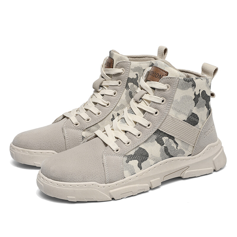 ยี่ห้อ Red Wing Kasut Kerja Lelaki สีดำแนวโน้ม Kasut Swat Vintage ผ้าใบ ...