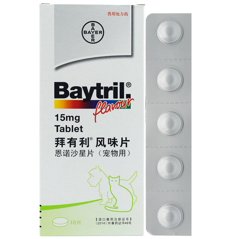 Bayer Baytril Cats and dogs pet cold urinary tract infection nasal ...