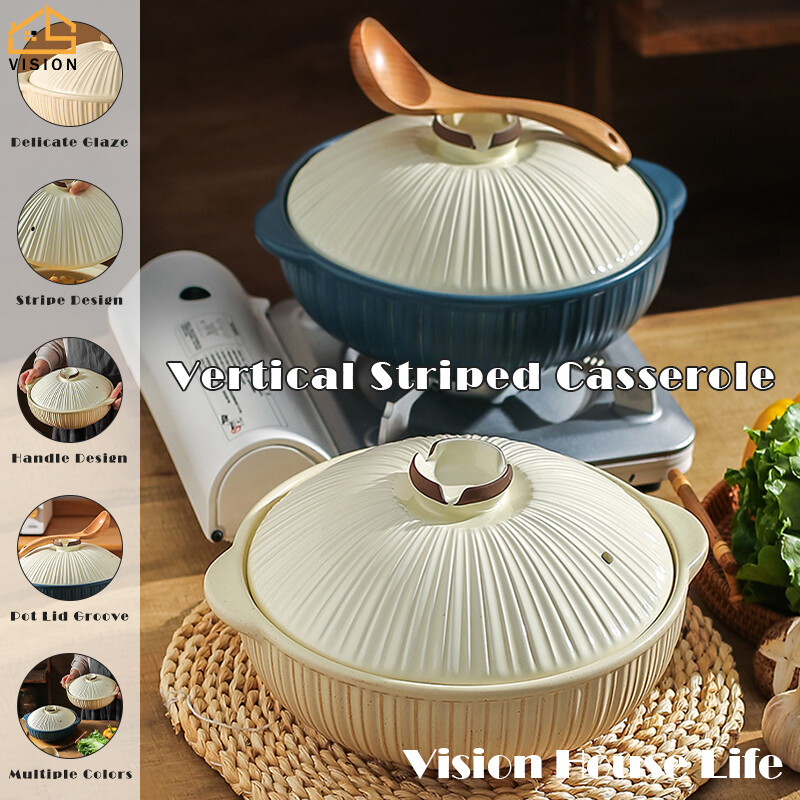 Tầm nhìn Nhật Bản soong đất sét khí Nồi hầm hộ gia đình soong nồi súp ...