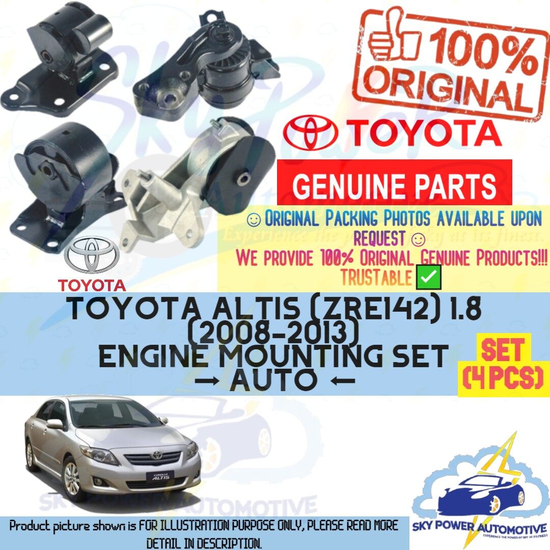 TOYOTA ALTIS ZRE142 1.8 (AUTO)100% ORIGINAL TOYOTA GENUINE PARTS ENGINE ...