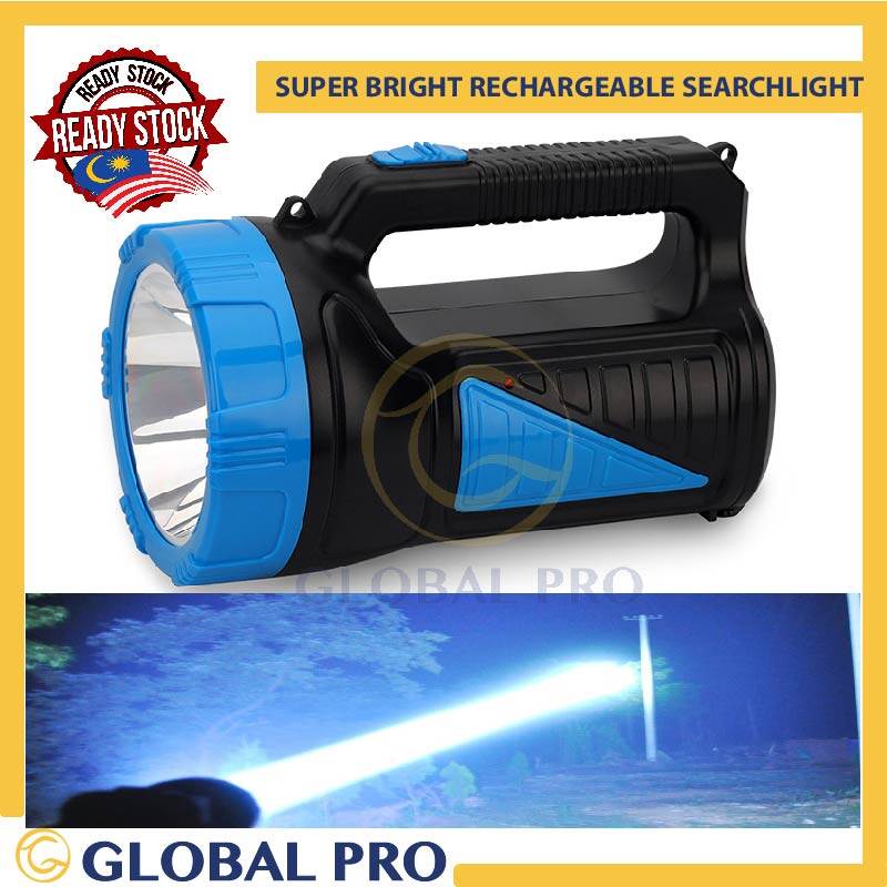 Heavy Duty Super Bright Portable Led Rechargeable Searchlight Torch ...