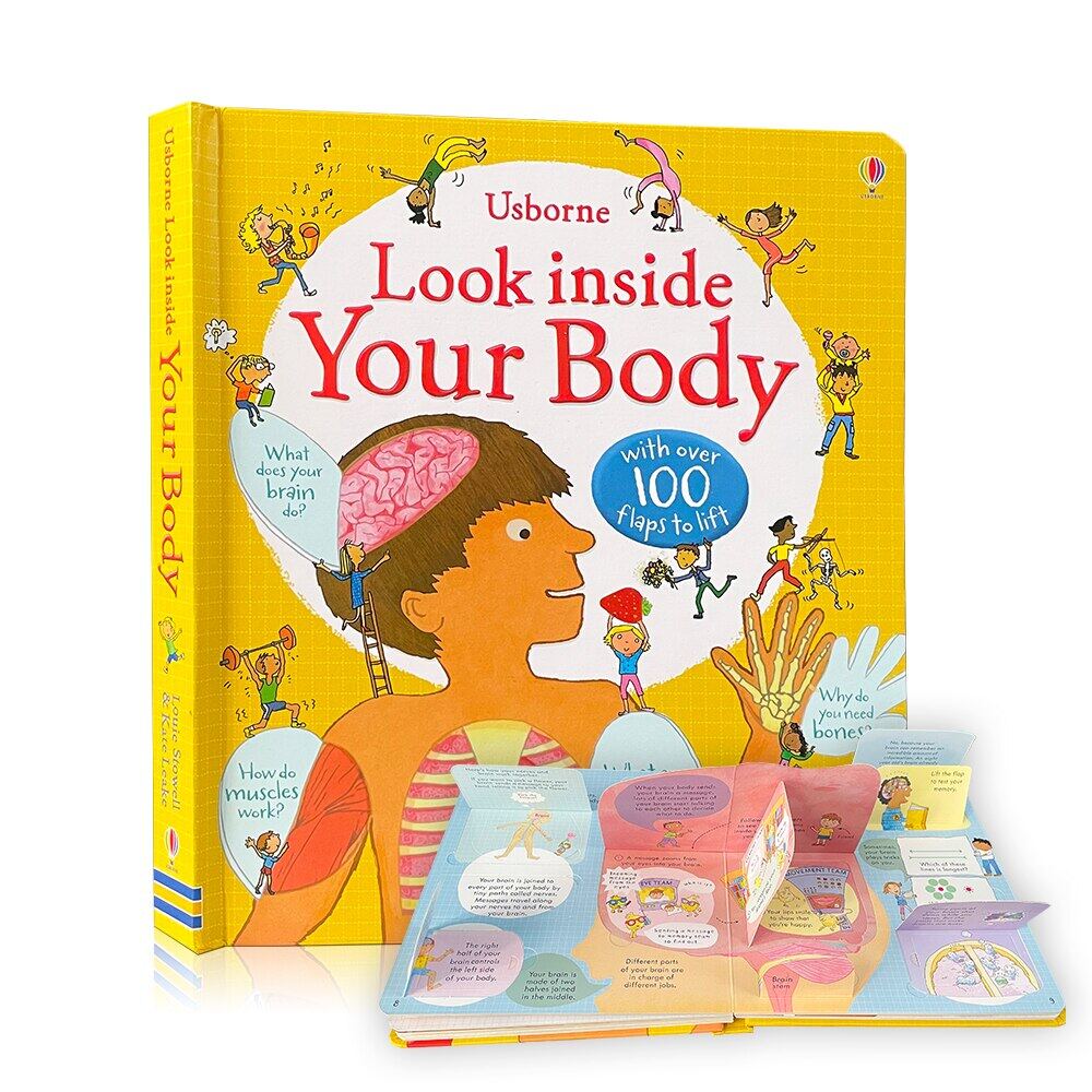 Usborne Books Look Inside Your Body English Picture Book Cardboard usborne-books-look-inside-your-body-english-picture-book-cardboard