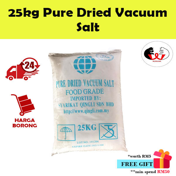 25kg Pure Dried Vacuum Salt | Lazada
