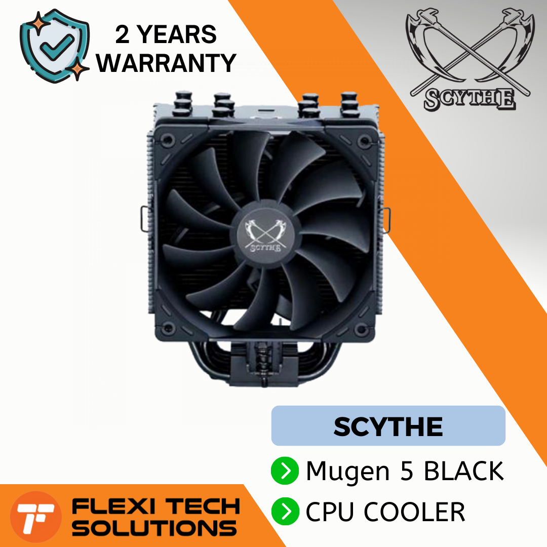 Flexi Tech SCYTHE Mugen 5 Kaze Flex 120 fan Black Edition CPU Air ...