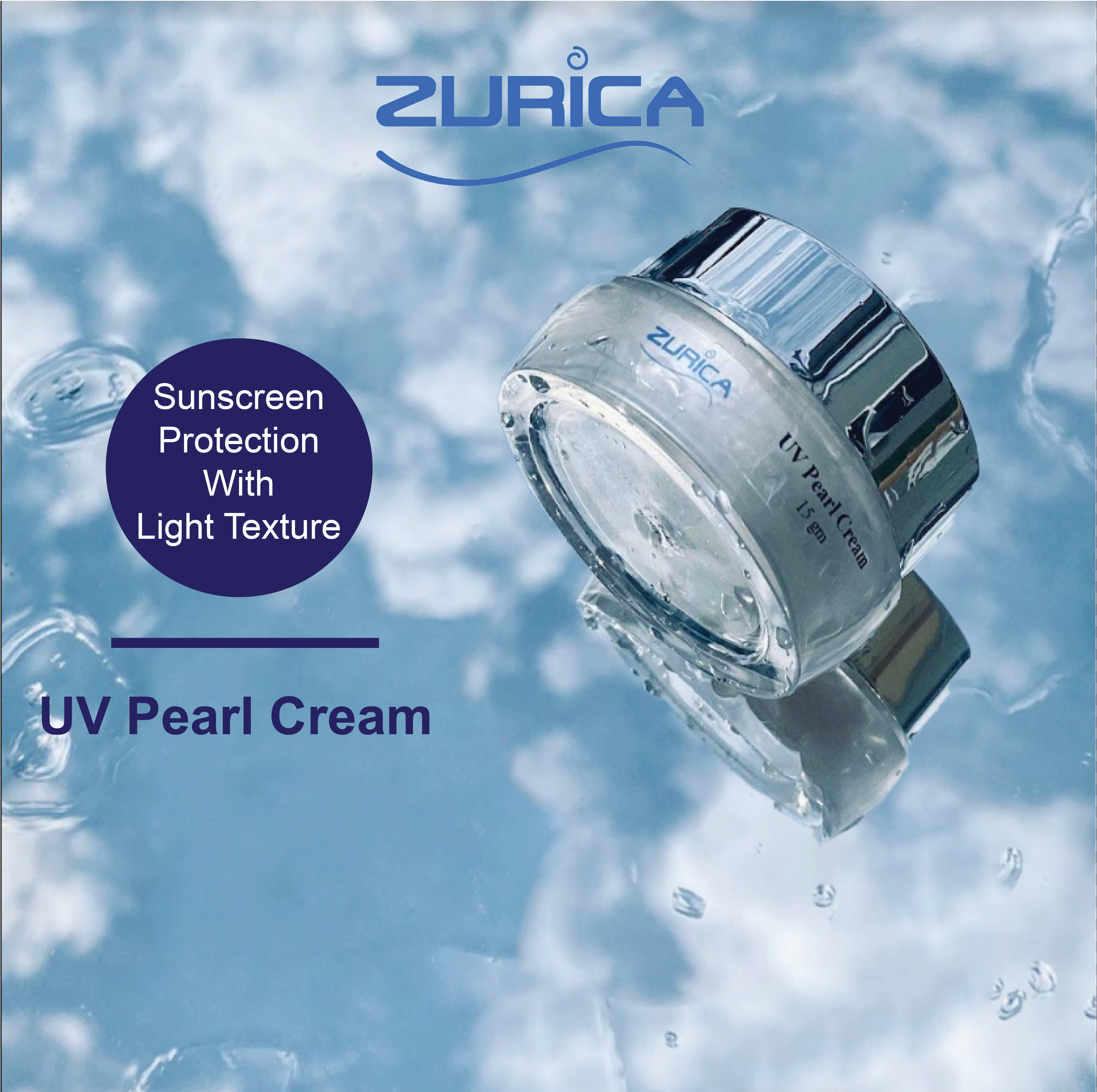 ZURICA UV Pearl Cream For All Skin Facial Face Sun Care / Krim Mutiara ...