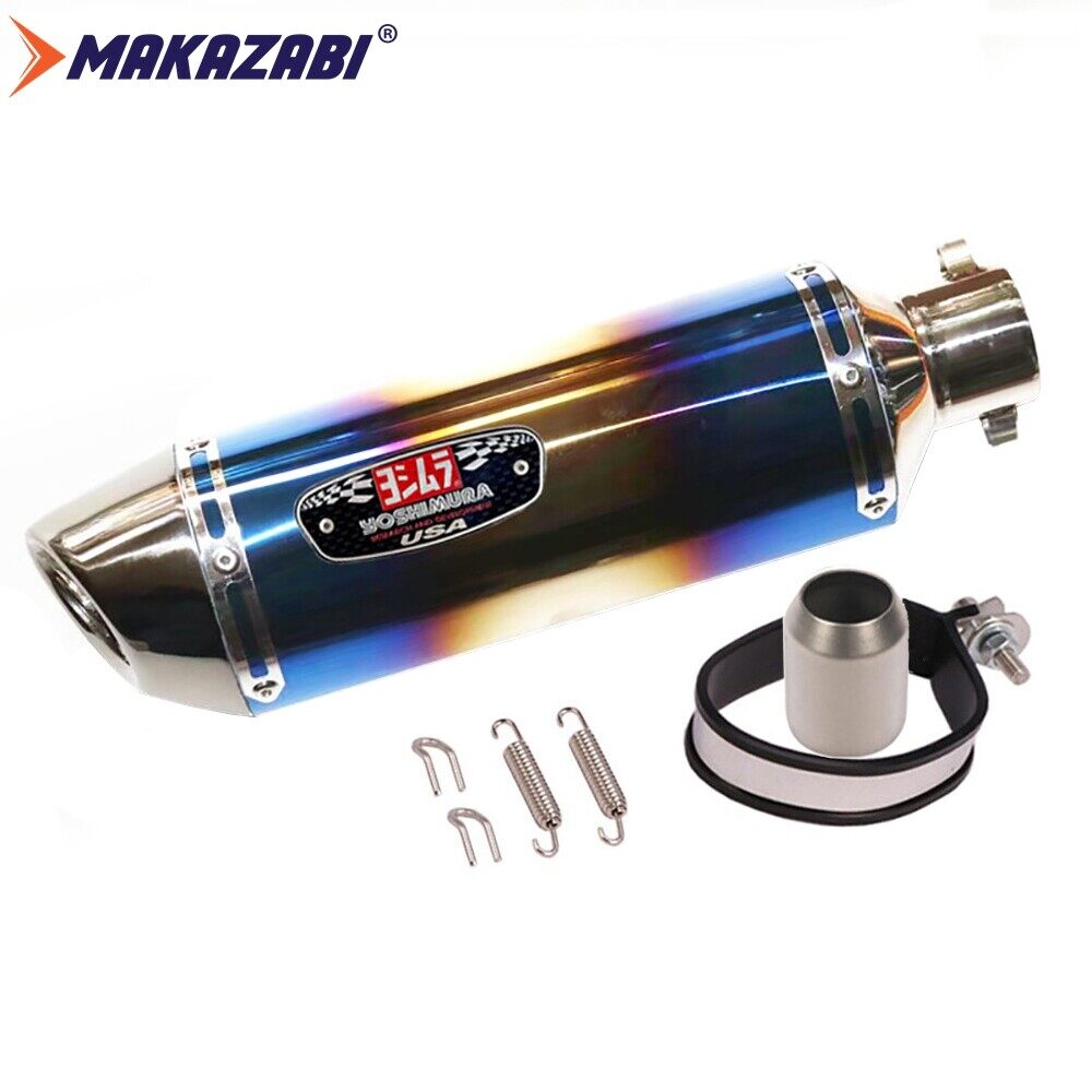 370mm Universal Motorcycle Exhaust Muffler End Pipe Modified DB Killer ...