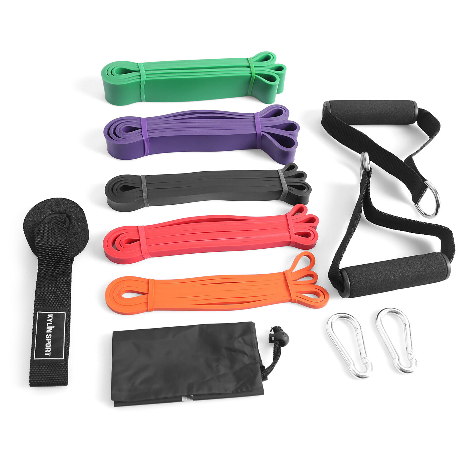 KYLIN SPORT 5 Packs Pull Up Assist Bands Set Resistance Loop Bands ...