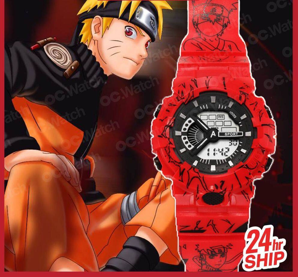 Naruto Digital LED Kids Boy Watch Student Men Sekolah Murah Sasuke ...