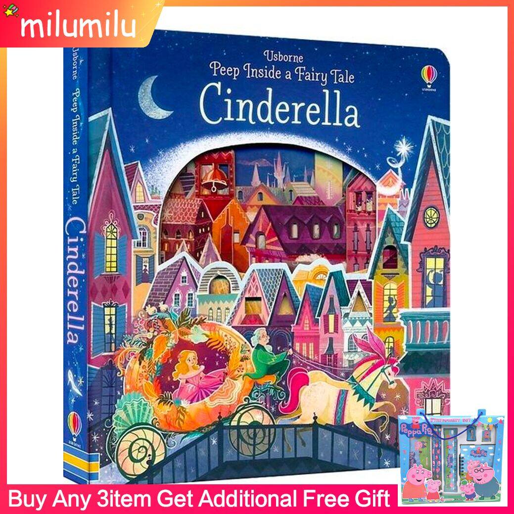 Usborne Peep Inside A Fairy Tale - Cinderella English Story Book for ...