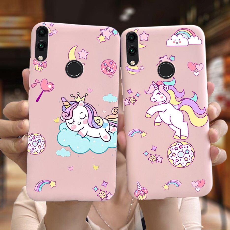 For Honor 8C Case Cute Candy Painted Cover For Huawei Honor 8C 8 C Soft ...