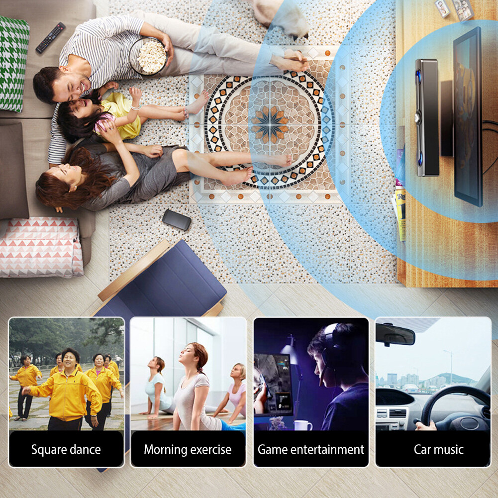 [คลังสินค้าพร้อม] HGKK-9DลำโพงเสียงสเตอริโอUSBบาร์ทนทานเดสก์ท็อป ...