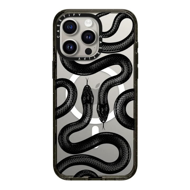 Black Kingsnake x CASETiFY Impact Phone Case with Magsafe for iPhone 15 ...