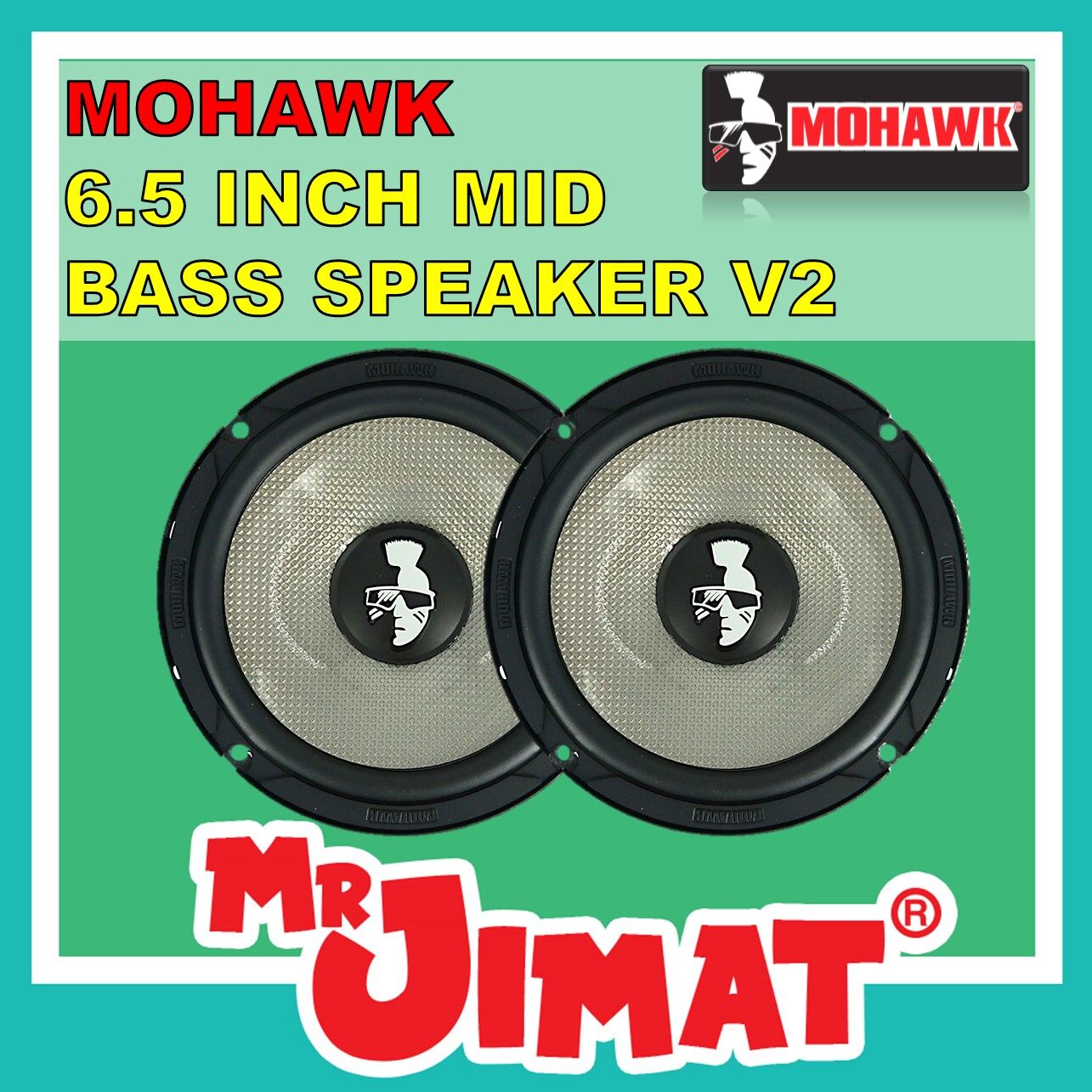 Mohawk 6.5 inch Mid Bass Speaker | 24M1-6PRO V2 | Lazada