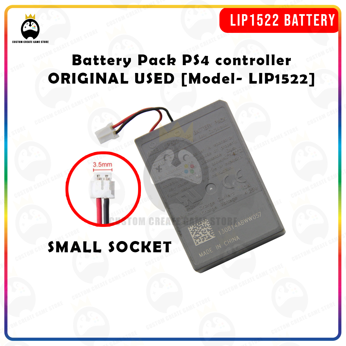 Ps4 Ds4 Controller Wireless Rechargeable Original Bateri Battery ...