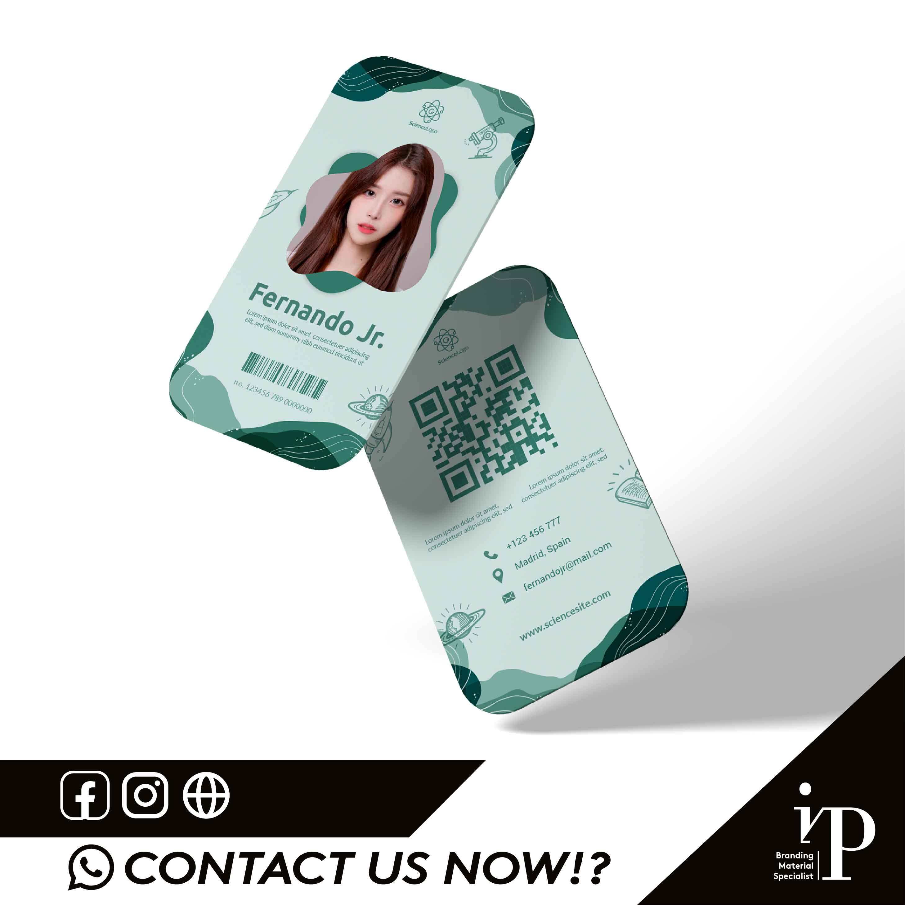 PLASTIC CARD,★ 0.76MM,★Kad Matrik ★Photo Staff ID Card / Kad Pekerja ...