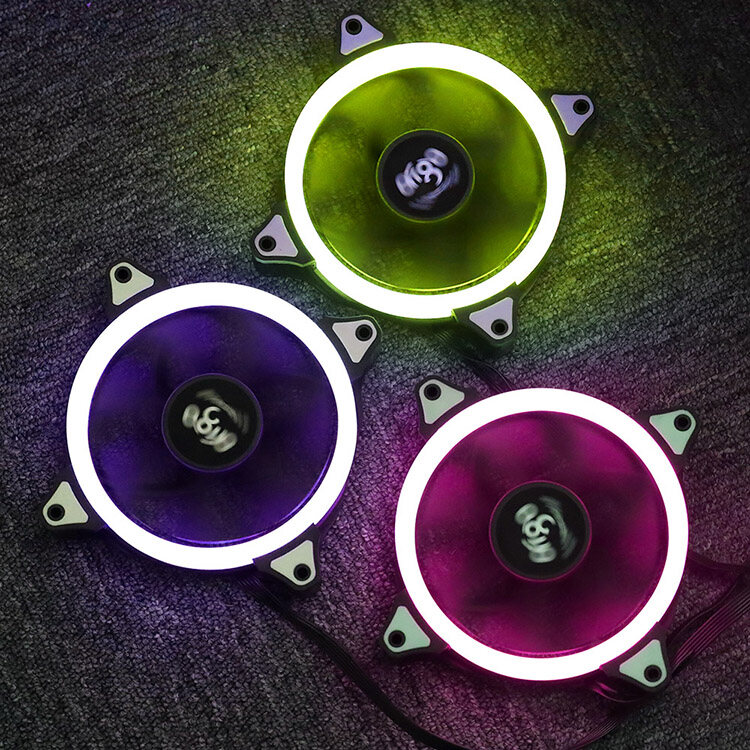 DarkFlash R3/R5 RGBพัดลมคอมพิวเตอร์,พร้อมตัวควบคุมLED SYNC RGBปรับ ...