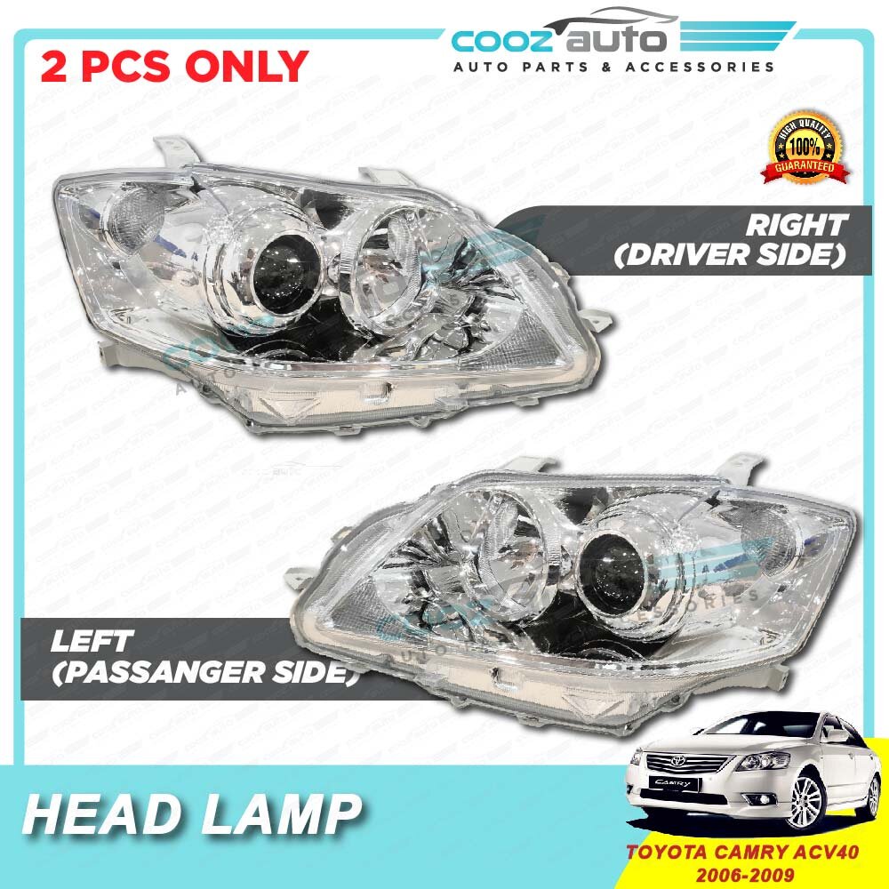 Toyota Camry ACV40 2006 - 2009 Front HeadLamp Head Lamp Light (No Bulb) | Lazada