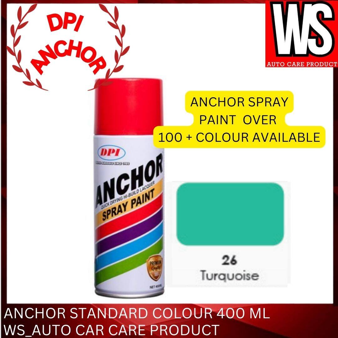 DPI ANCHOR Aerosol Spray Paint Standard Colours Quick Drying 400mL Cat ...