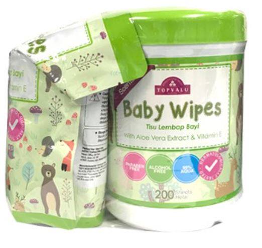 TOPVALU Baby Wipes Aeon Starter Wet Tissue (Scented/Unscented) Refill ...