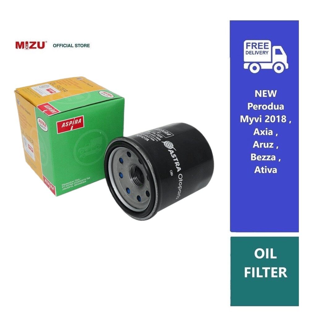Mizu Aspira Oil Filter for NEW Perodua Myvi 2018 , Axia , Aruz , Bezza ...