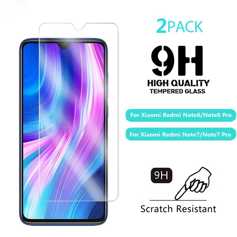 [Allphones] 2ชิ้นสำหรับ Xiaomi Redmi Note7/Note7 Pro Note 8/Note8 Pro พรีเมี่ยม2.5D 9H กระจก ...