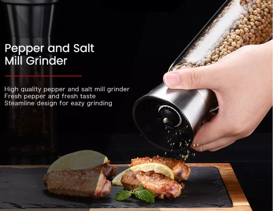 Manual Grinder / Salt Pepper Spice Grind Tools Condiment Grinding ...
