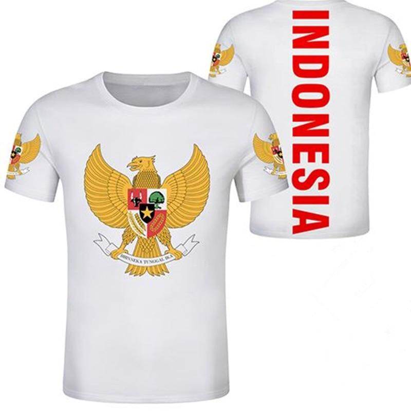 INDONESIA male diy free custom made name number idn boy t shirt nation ...