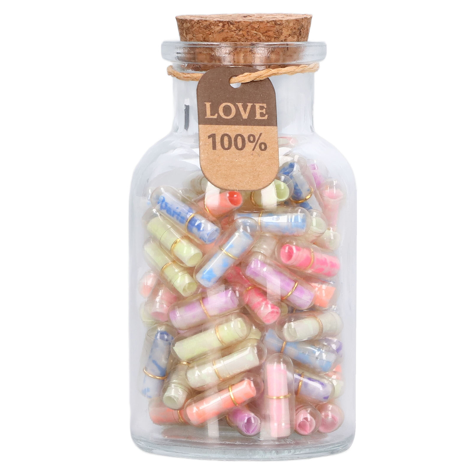 Boyfriend Gifts Fychuo Message In A Bottle Kit - 60 Capsule Notes With ...